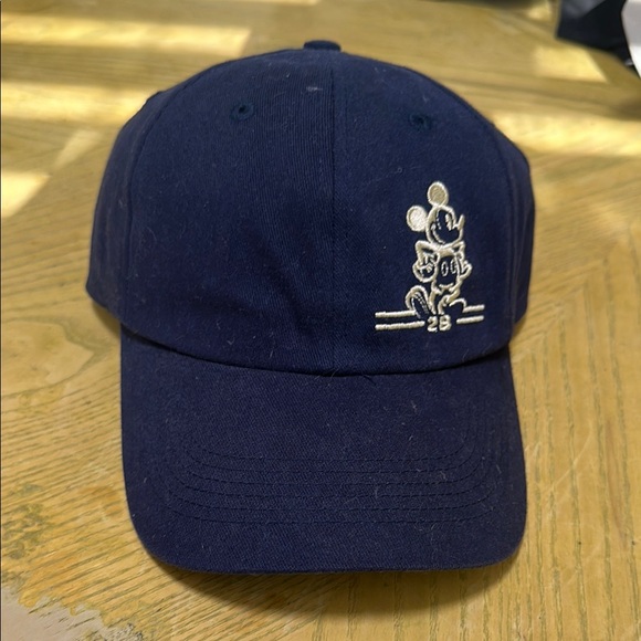 Disney | Accessories | Disney Navy Blue Cap With Embroidered Design ...